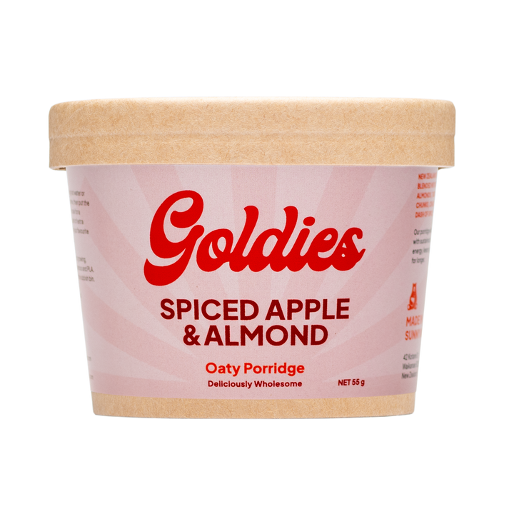 Spiced Apple & Almond Oaty Porridge – Goldies Wholefoods