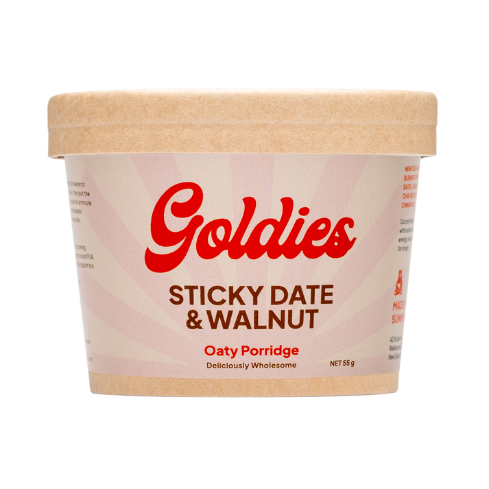 Sticky Date & Walnut Oaty Porridge – Goldies Wholefoods